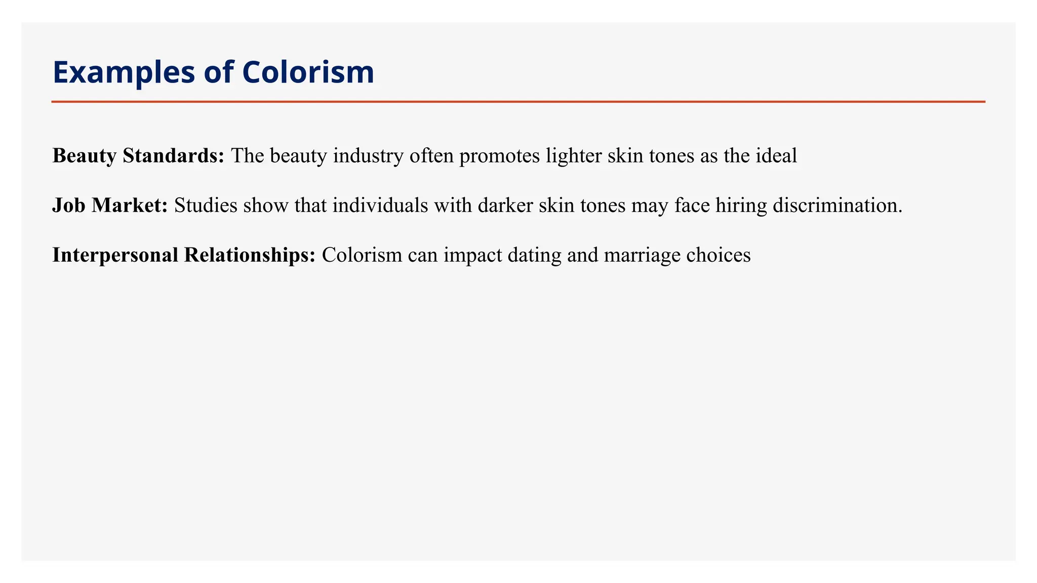Colorism: Understanding the Impact of Skin Tone Bias | PPT