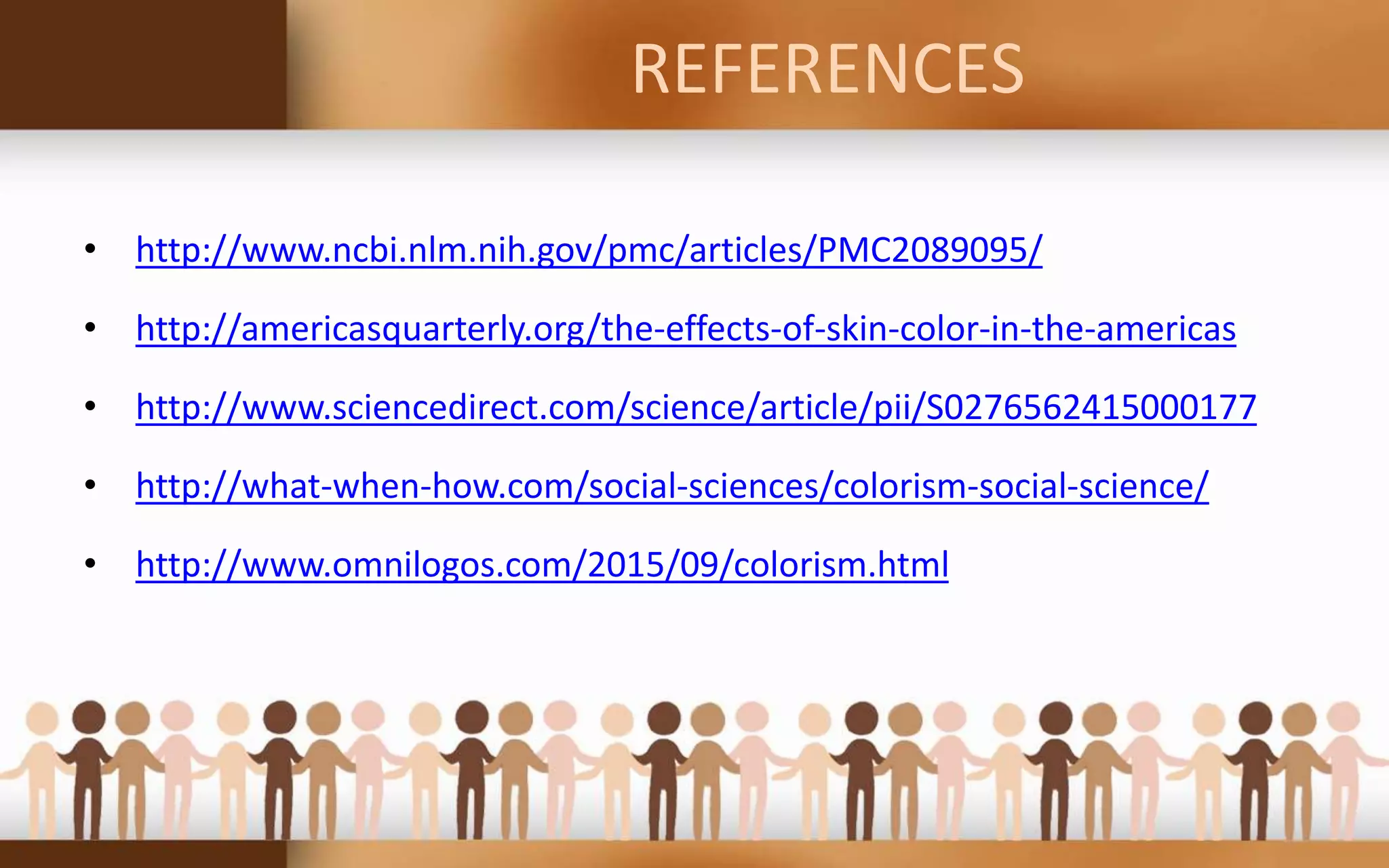 Colorism and socioeconomic status | PPTX