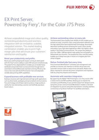 Color J75 server | PDF