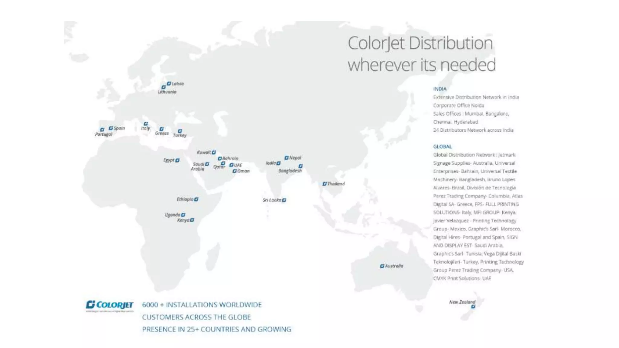 Colorjet Group 2021 international Product Range | PPT