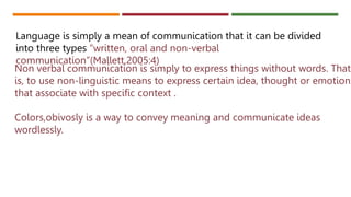 color & Kinship | PPTX