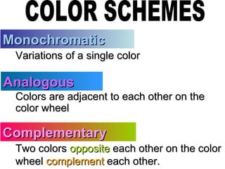 Color lesson | PPT