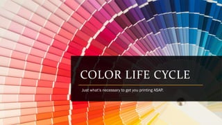 Color Life Cycle | PPT