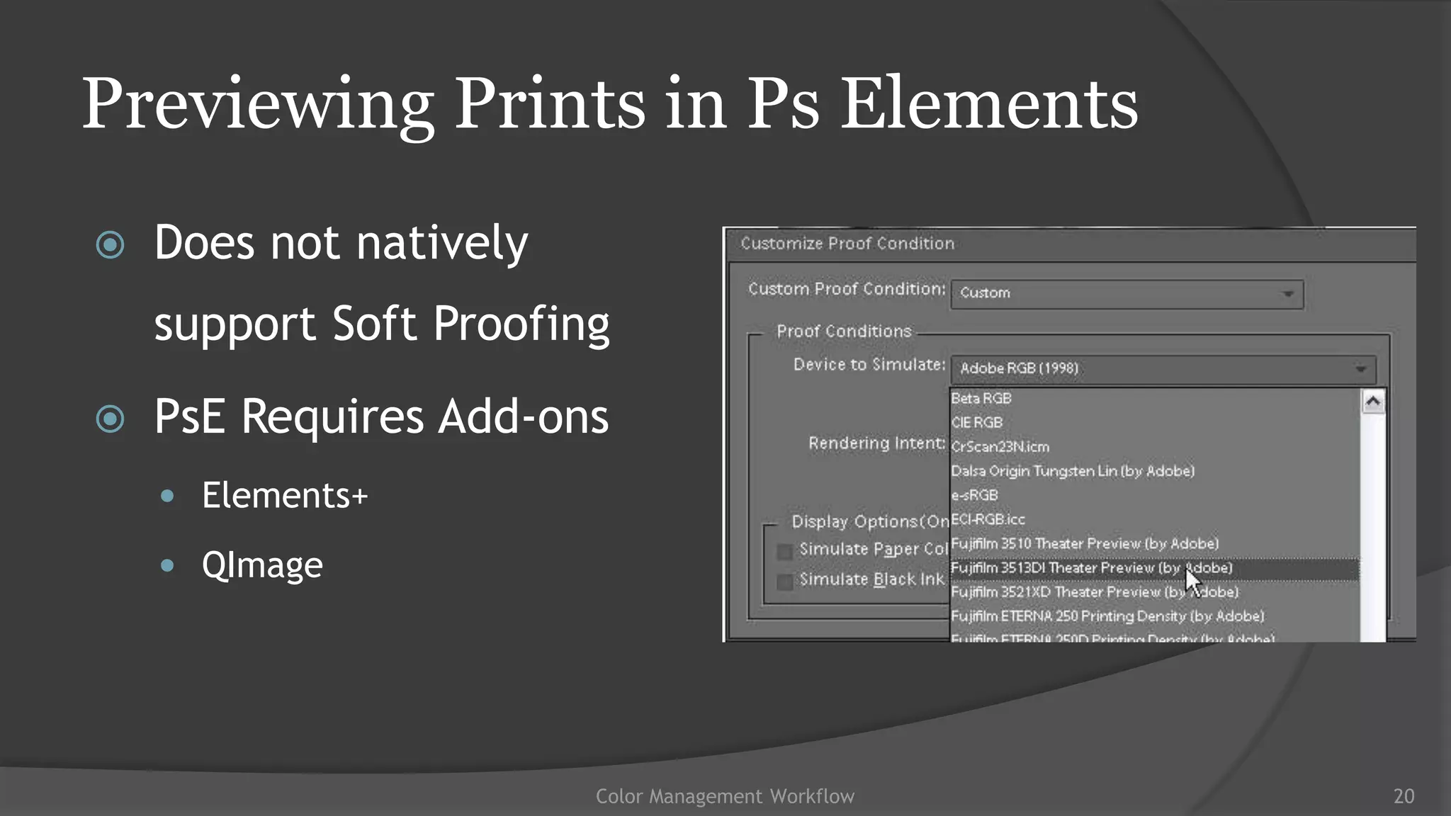 Color Management Workflow | PPTX