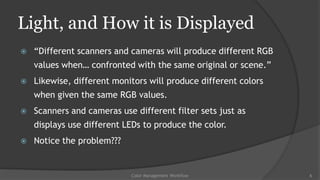Color Management Workflow | PPTX