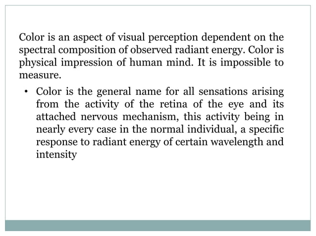Color matching | PPTX | Science