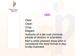 Color Me Promoted The Psychology Of Color | PDF