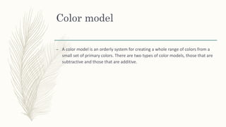 Color model | PPTX