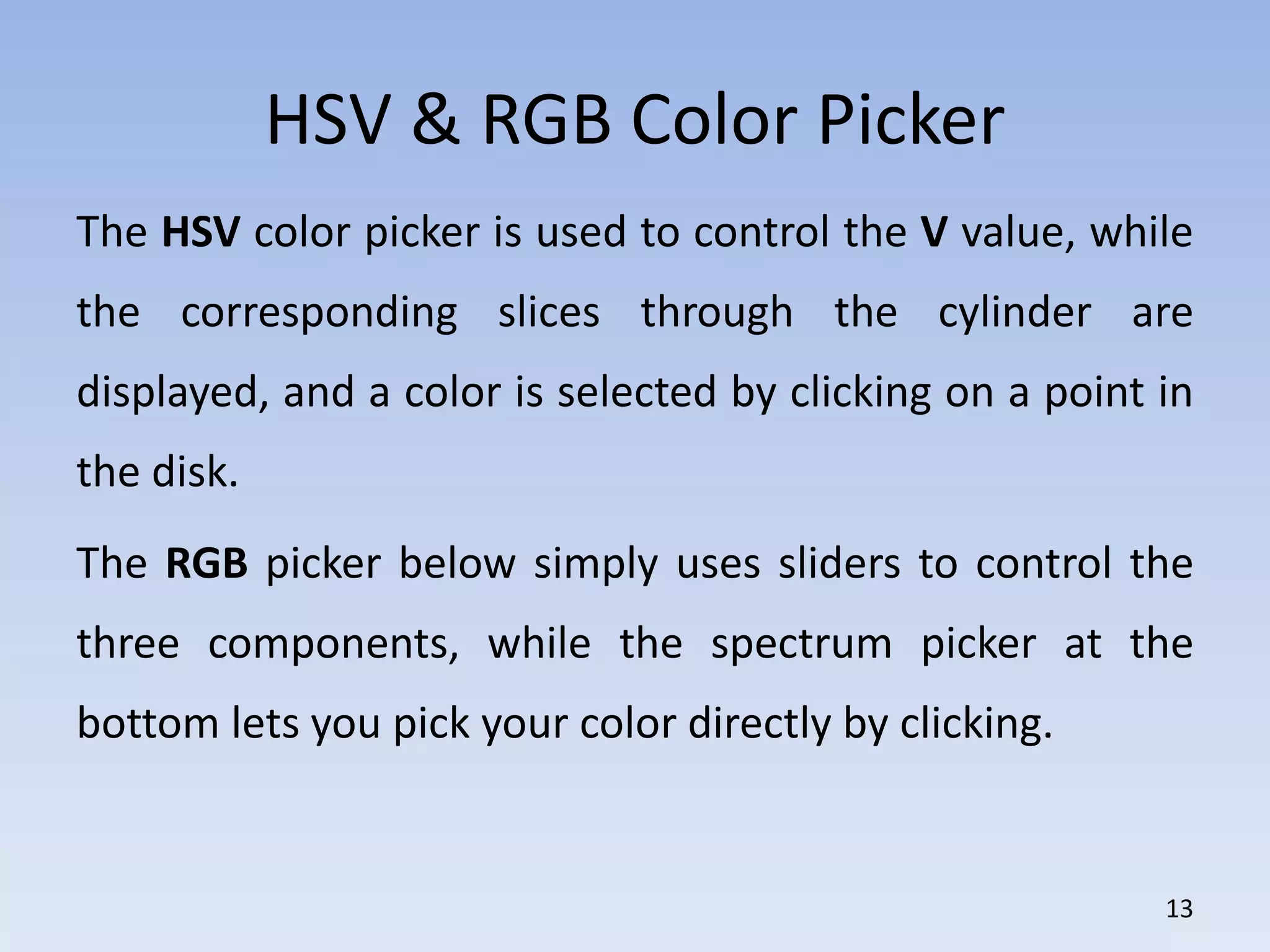 Color model in computer graphics | PPTX
