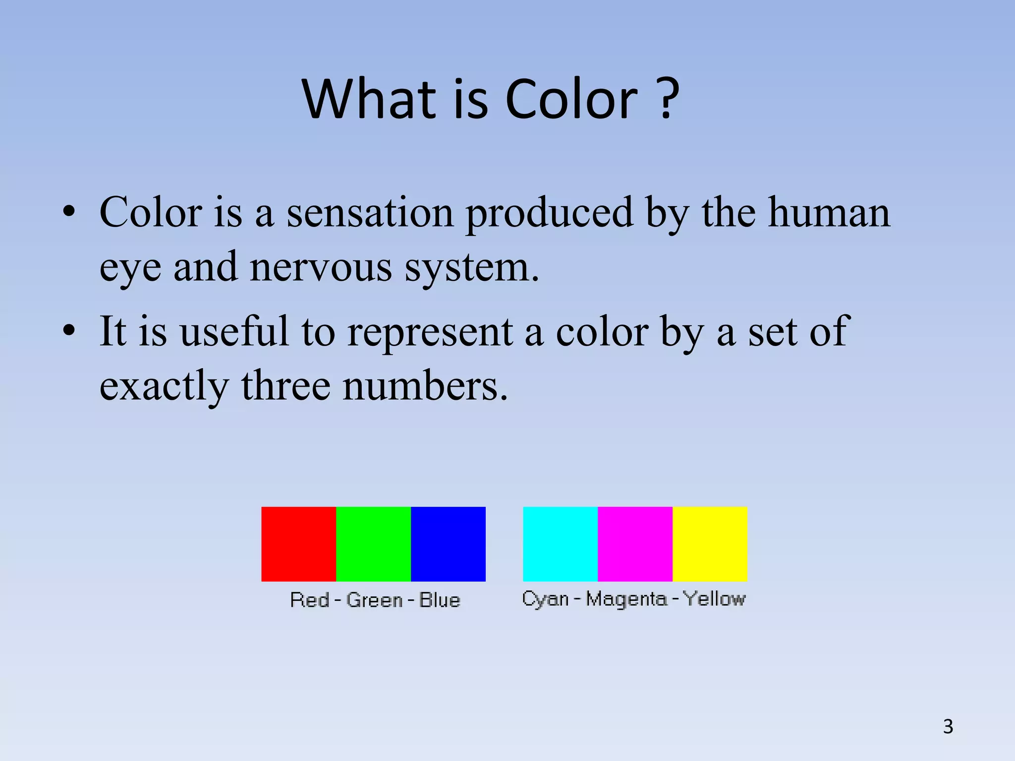 Color model in computer graphics | PPTX