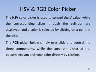 Color model in computer graphics | PPTX