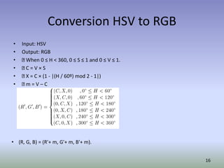 Color model in computer graphics | PPTX