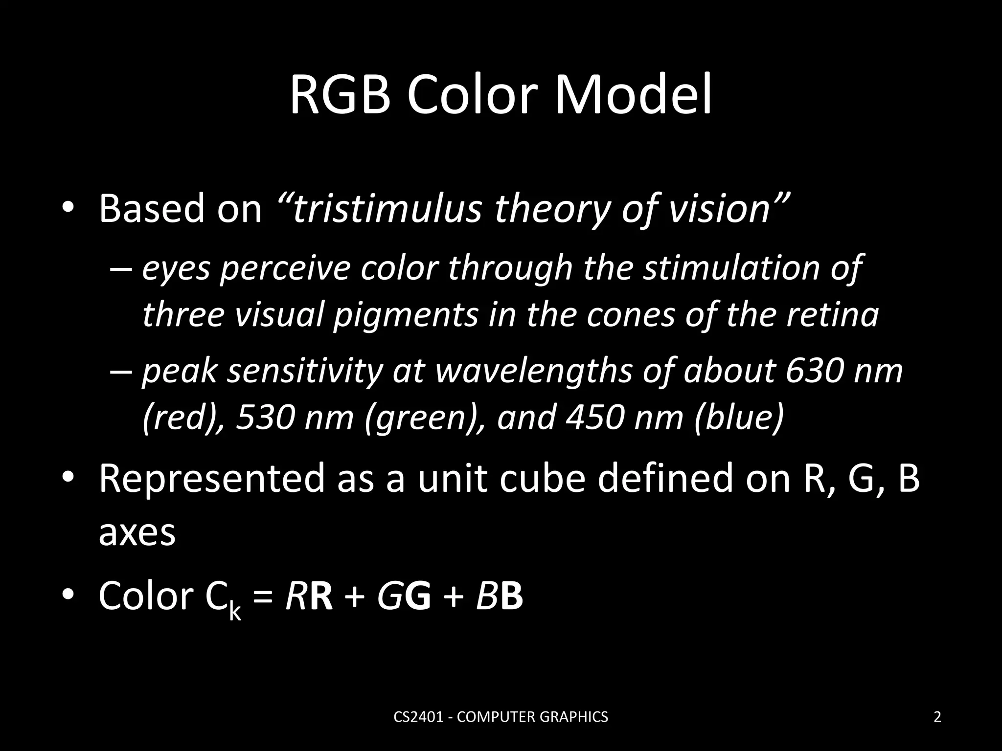 Color models | PPTX