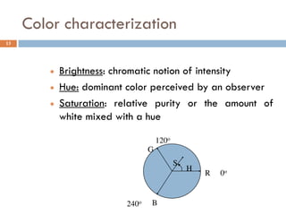 Color models in Digitel image processing | PPT