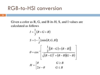 Color models in Digitel image processing | PPT