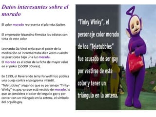 Color morado | PPTX