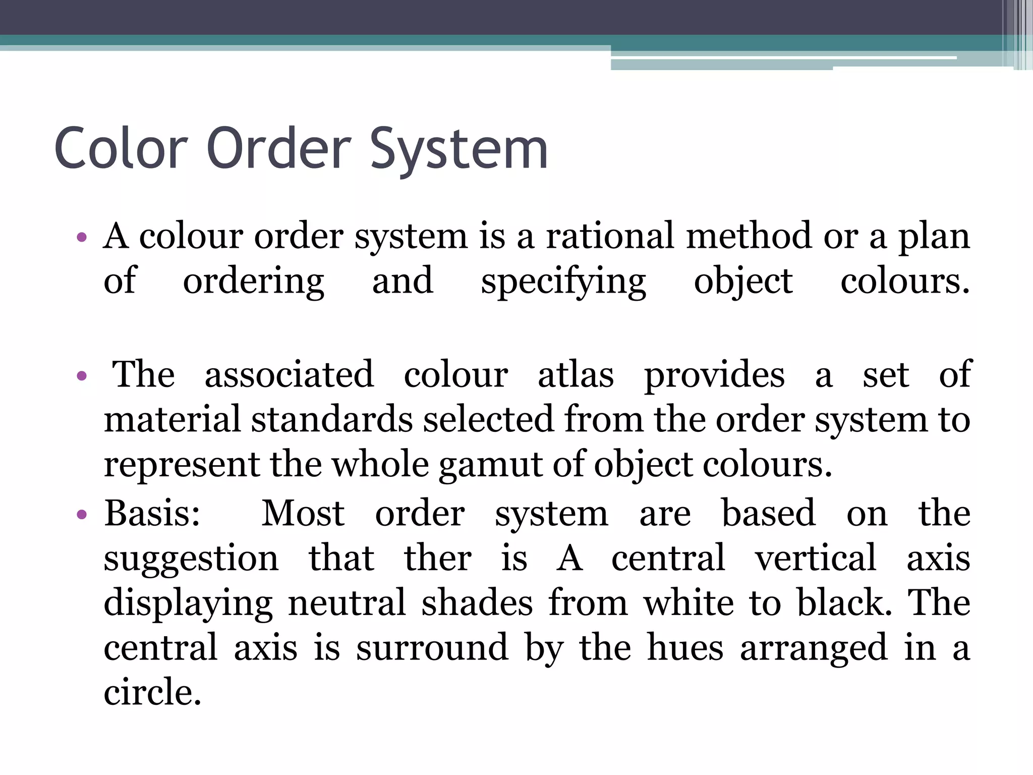 Color order system sg babu | PPT