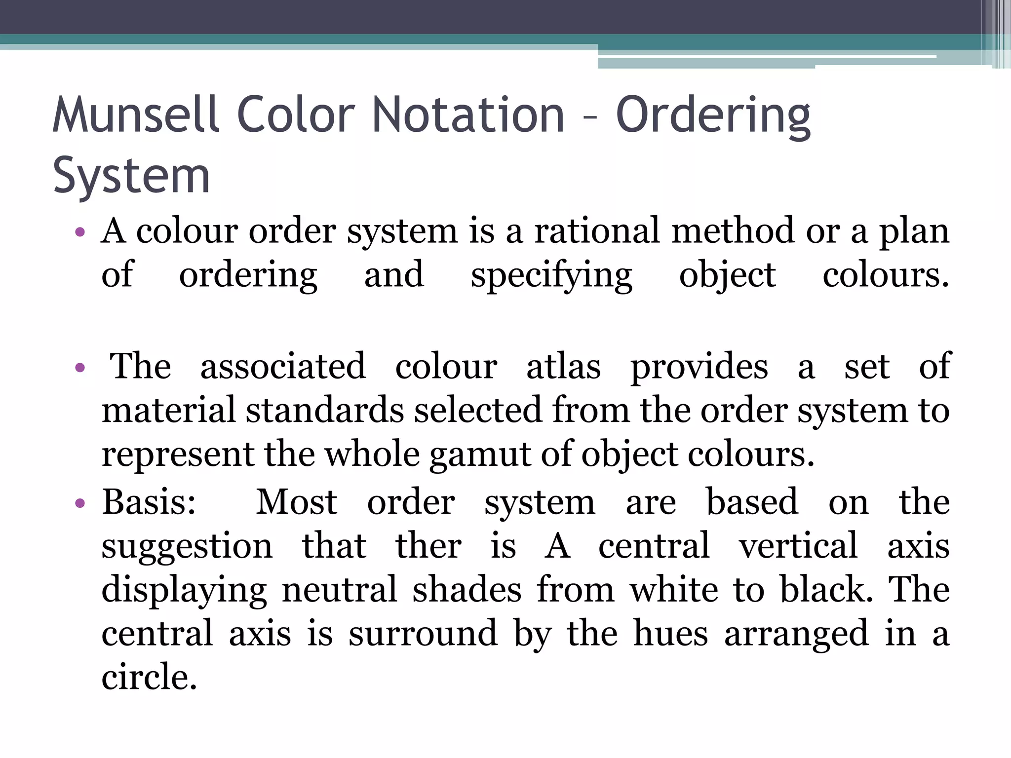 Color order system sg babu | PPT