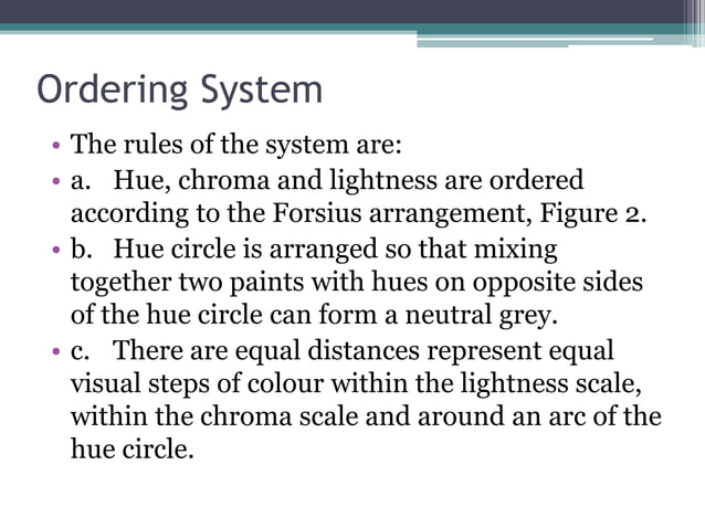 Color order system sg babu | PPT