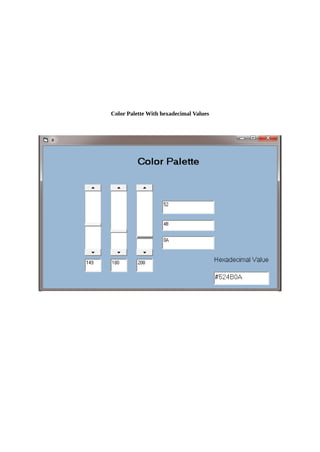 Color palette By Harsh Mathur | PDF