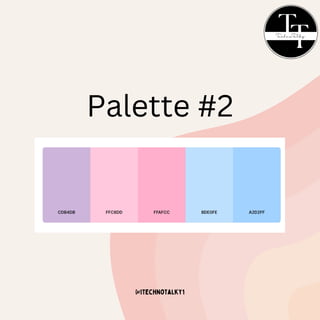 9 Cool Color Palettes for Websites | PDF