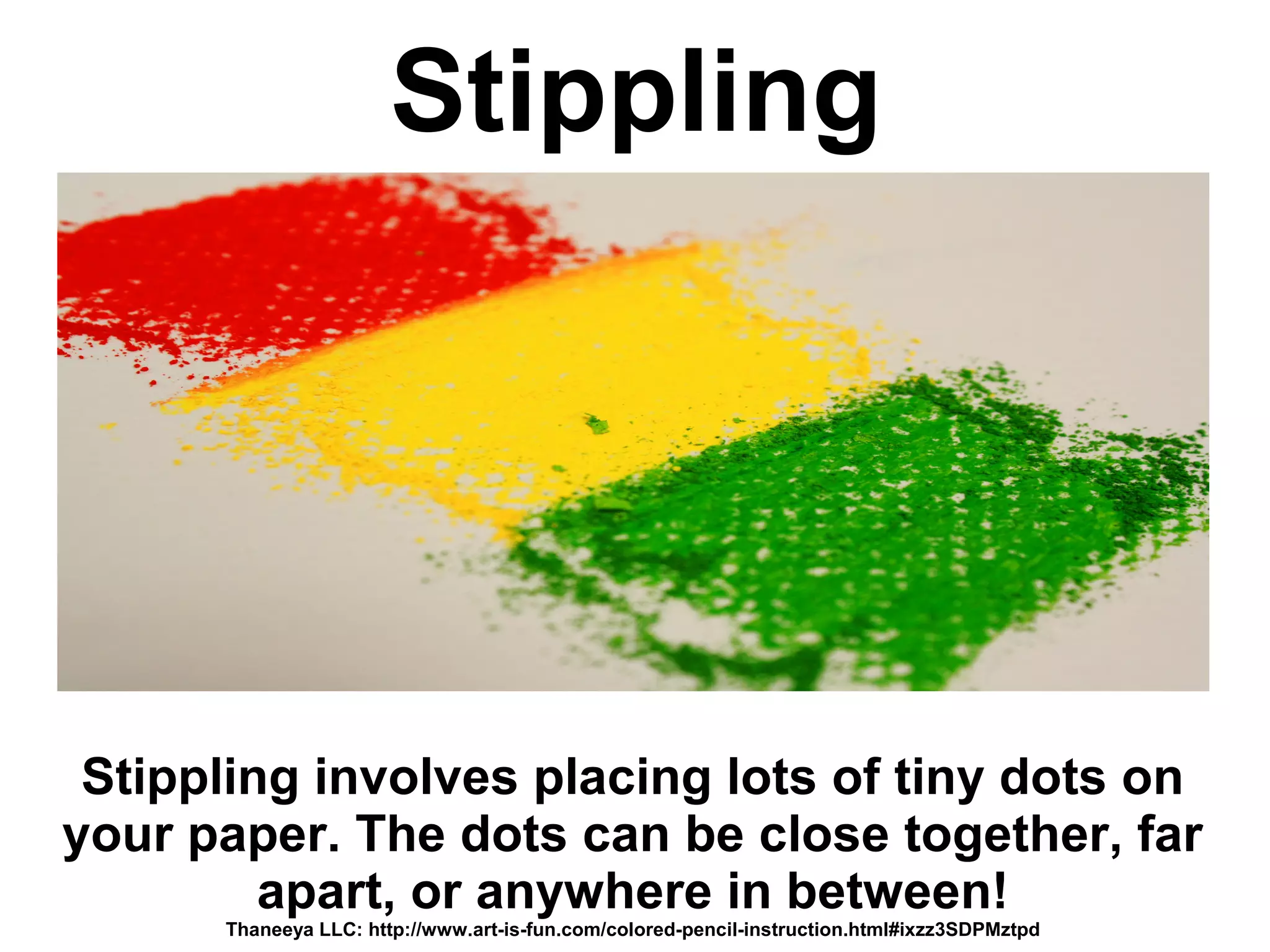 Color pencil instruction | PPT