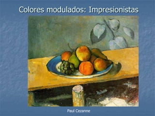 Color plano y color modulado | PPTX