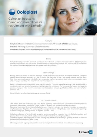 Coloplast boosts its brand and streamlines its recruitment with ...