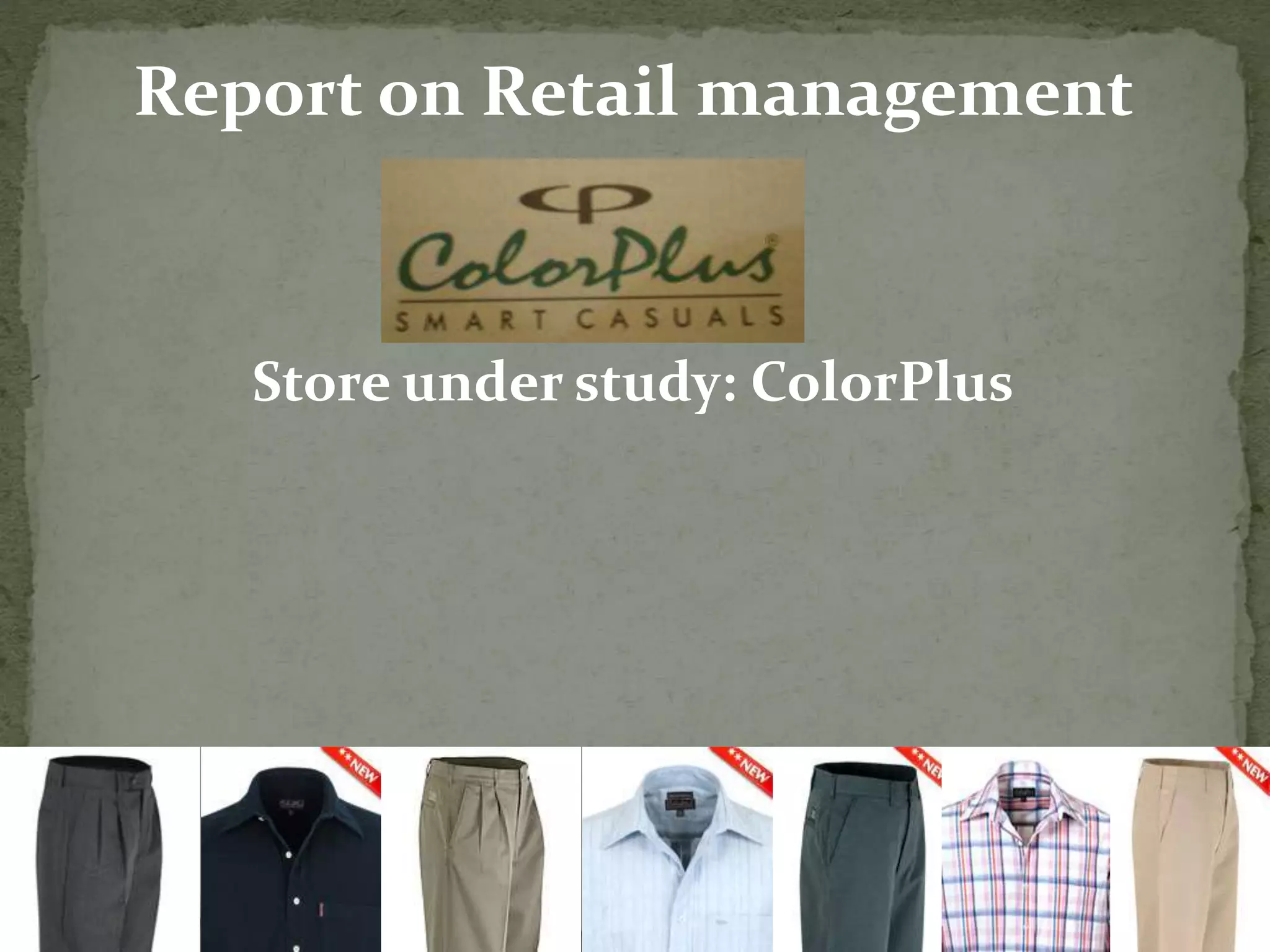 Color plus retail strategies | PPTX