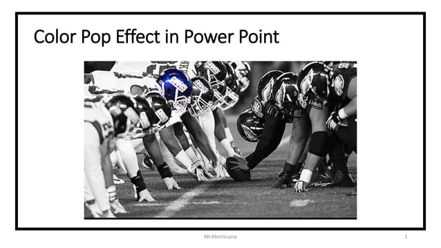 Color Pop Effect in PowerPoint | PPT