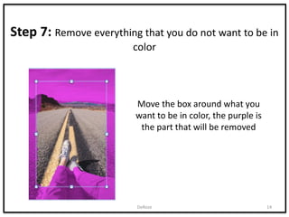 Color pop powerpoint tutorial | PPTX