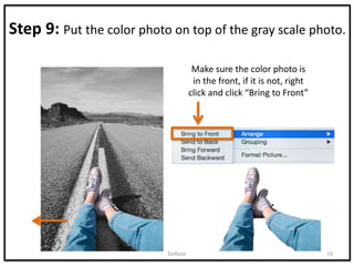 Color pop powerpoint tutorial | PPTX