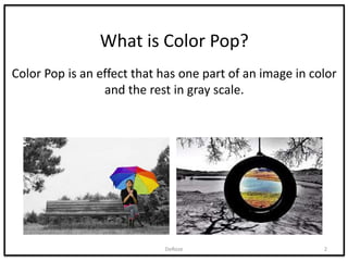 Color pop powerpoint tutorial | PPTX