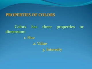 COLOR PRESENTATION | PPT