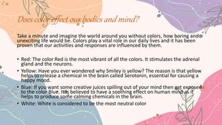 color presentation.pptx for grade 9 and grade 10 | PPTX | Eye and ...