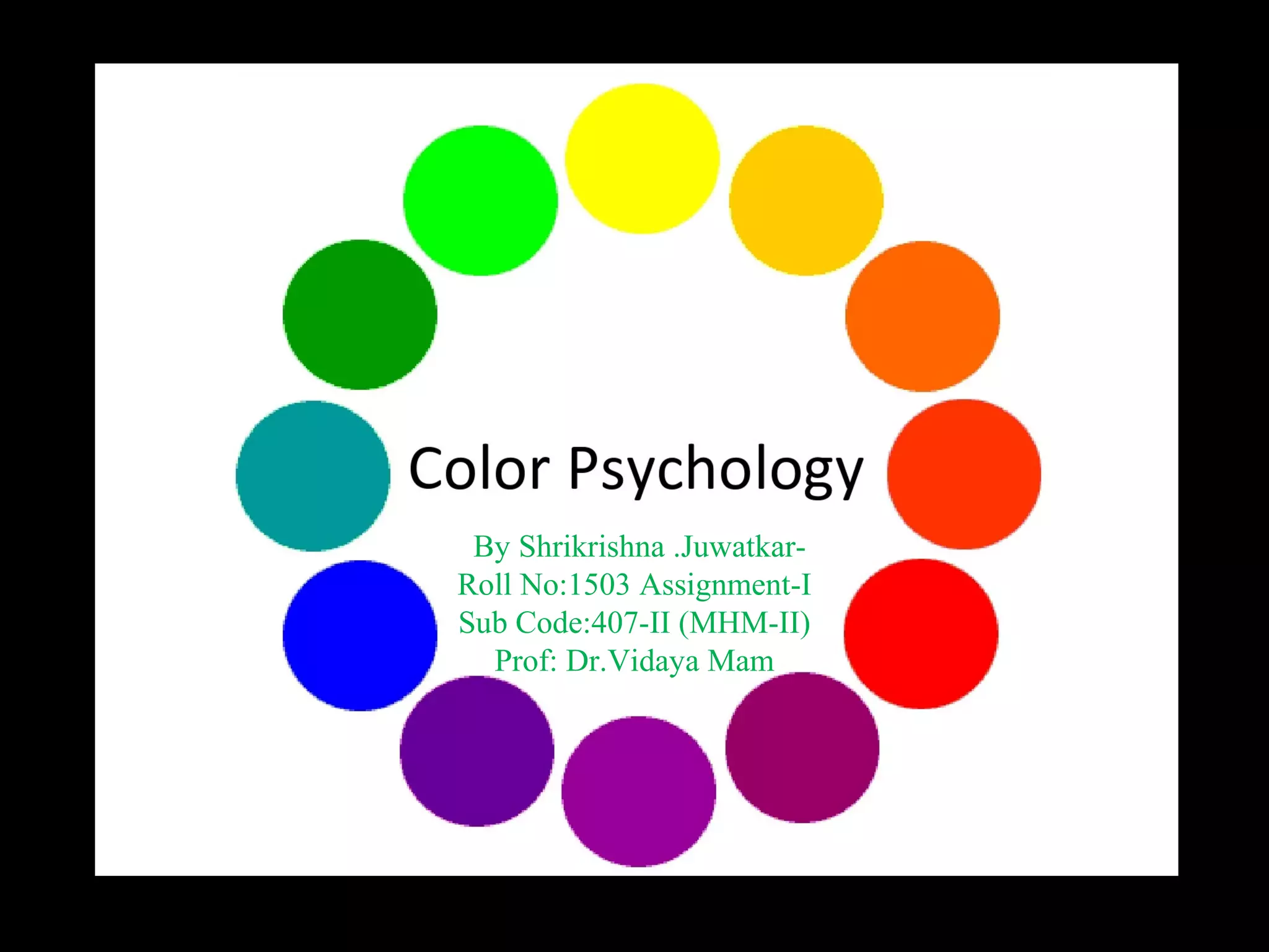 Color psychology | PPT