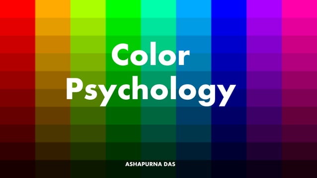 Color psychology | PPTX