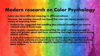 Color psychology | PPTX