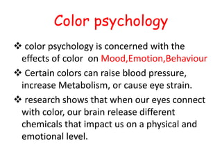 Color psychology | PPTX
