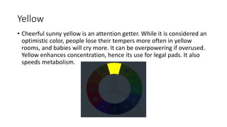 Color psychology | PPT