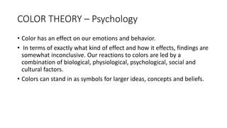 Color psychology | PPT