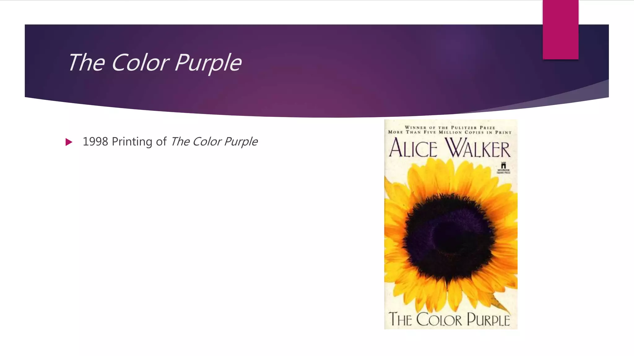The Color Purple | PPTX