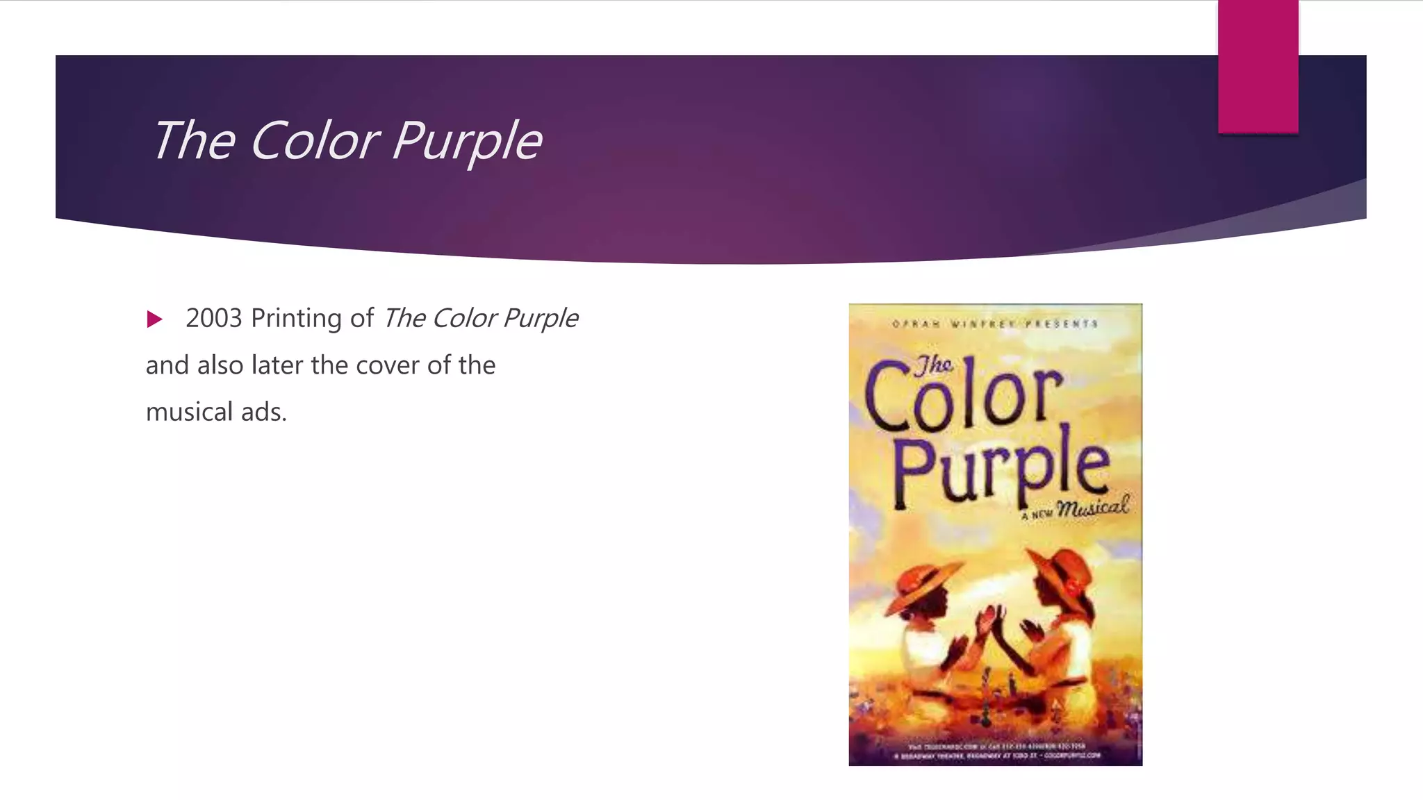 The Color Purple | PPTX