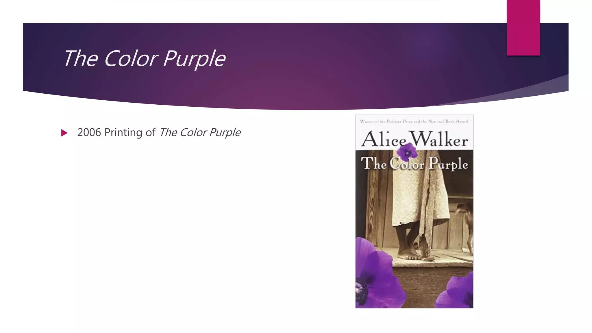 The Color Purple | PPTX