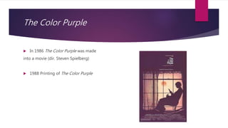 The Color Purple | PPTX