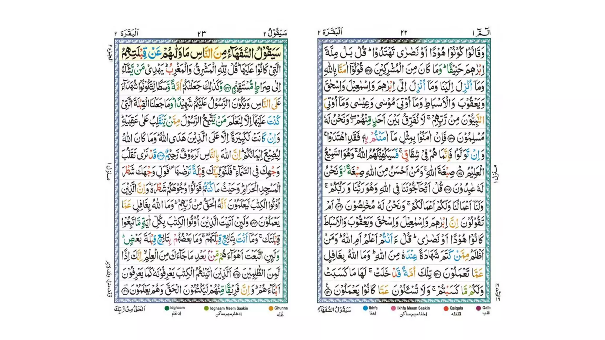 Tajwīdī Quran | Manzil 1 | PDF | PPT
