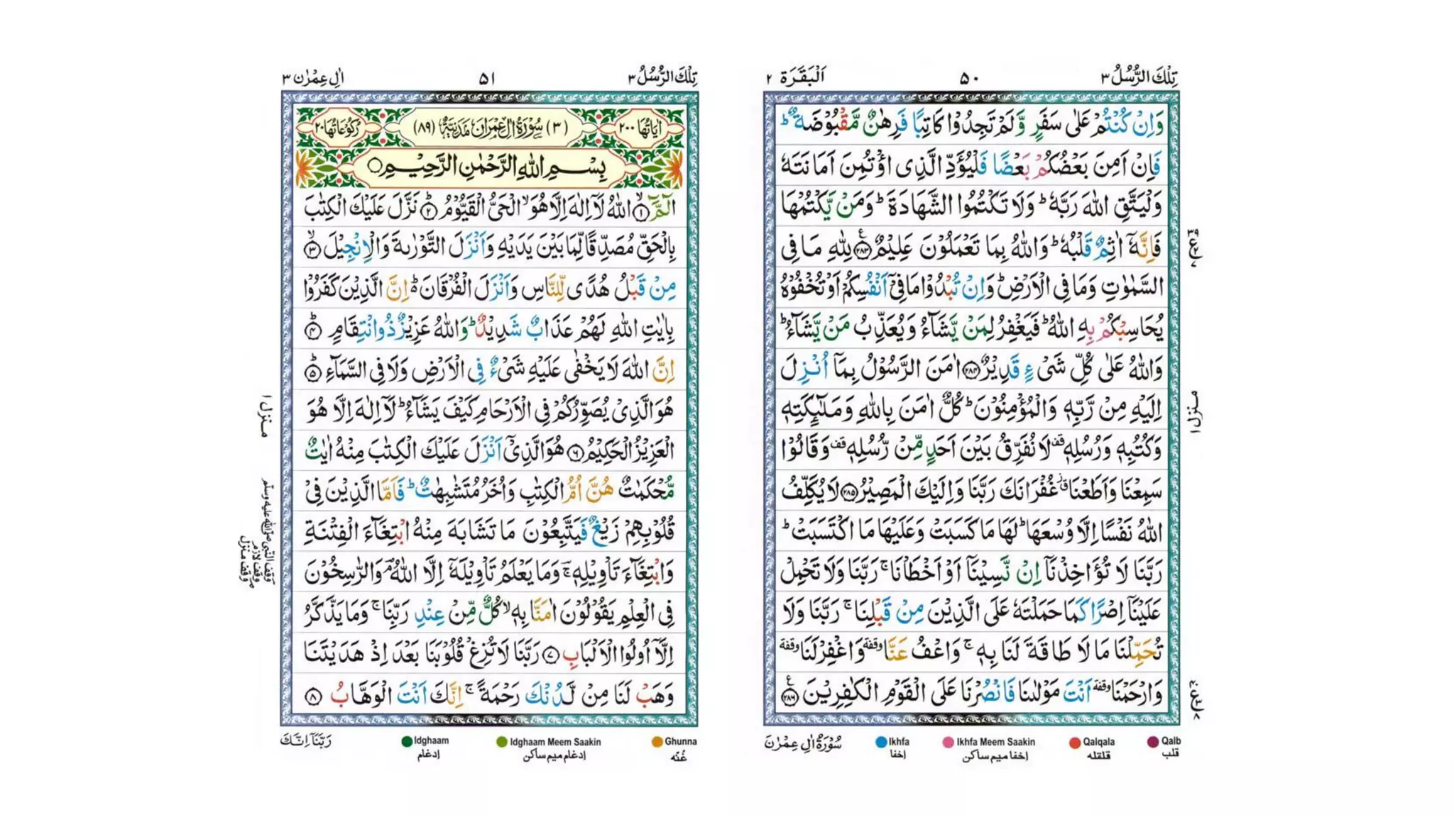 Tajwīdī Quran | Manzil 1 | PDF | PPT