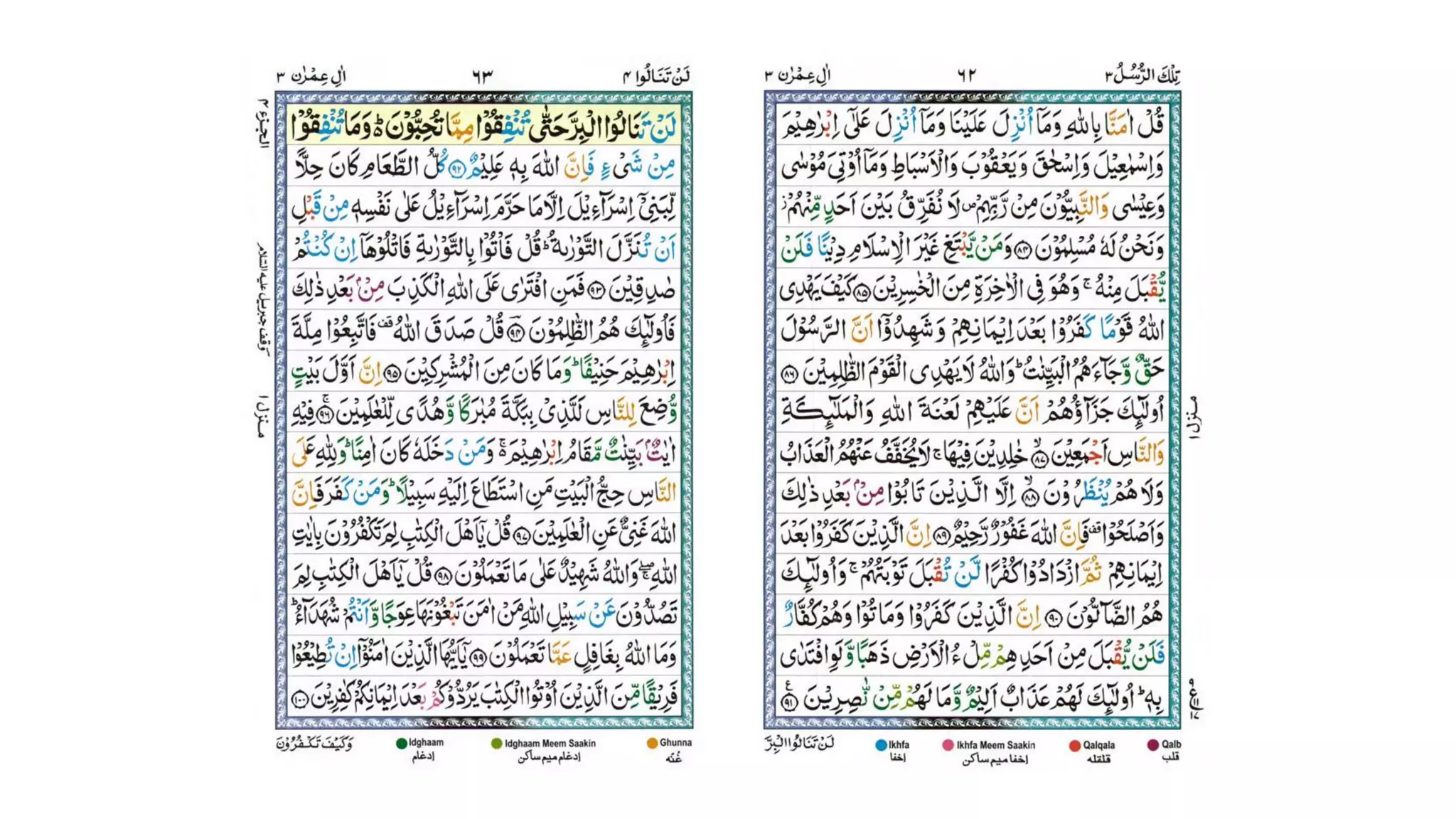 Tajwīdī Quran | Manzil 1 | PDF | PPT