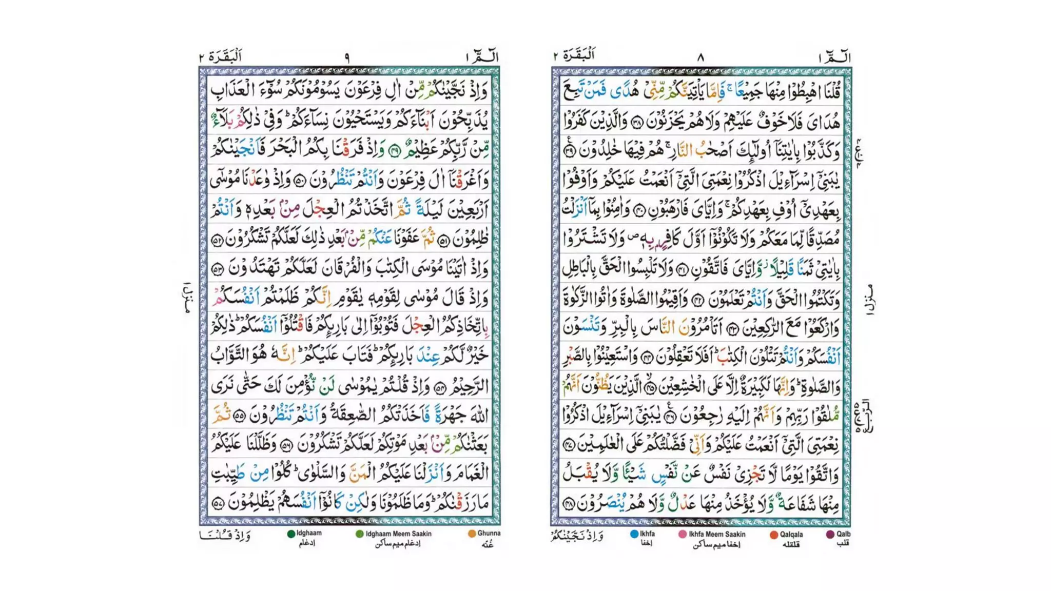 Tajwīdī Quran | Manzil 1 | PDF | PPT