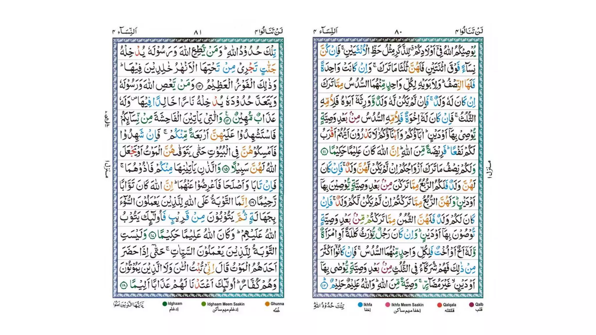 Tajwīdī Quran | Manzil 1 | PDF | PPT